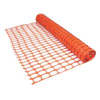 China Orange HDPE Plastic Safety Netting Barrier Fence 1m-1.8m Height UV Stabilized for sale
