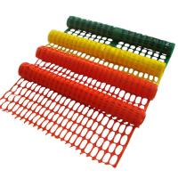 China Orange HDPE Plastic Safety Netting Barrier Fence 1m-1.8m Height UV Stabilized for sale