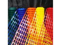 China Orange HDPE Plastic Safety Netting Barrier Fence 1m-1.8m Height UV Stabilized for sale
