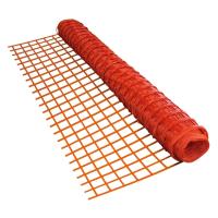 China Orange HDPE Safety Fence Mesh Netting 1m-1.8m Height Reusable Economy Fencing for sale