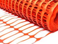 China Orange HDPE Safety Barrier Fence 50m Roll UV Stabilized Construction Snow Fence for sale