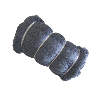 China 210D 42PLY Deep Blue Polyester Nylon Fishing Net Strong Multifilament Gillnet for sale