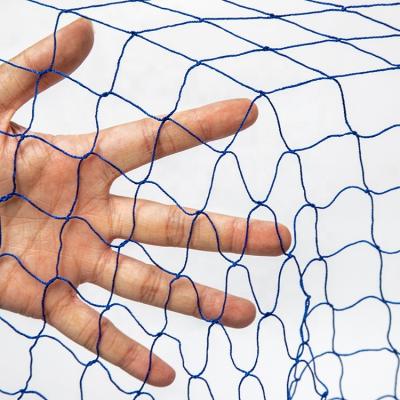 China Nylon Polyester Multifilament 12PLY 400MD Blue Fishing Net for African Market Tanzania for sale