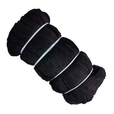 China 210D 45PLY Polyester Nylon Multifilament Deep Blue Single Knot Lengthway Stretching Fishing Net for sale