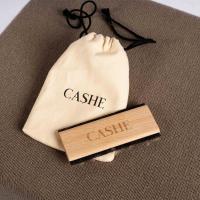 China Cedar Wood Cashmere Fine Wool Comb 75x45x6mm for De-Pilling Sweaters Clothing for sale