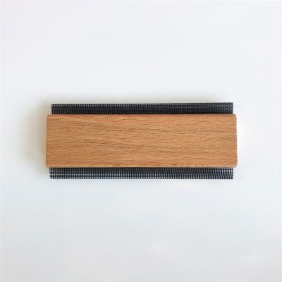 China Wooden Cashmere Comb Depiller for Clothes 75x45x6mm Lint Shaver for Fine Wool Sweaters for sale