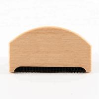 China Wooden Cashmere Comb Depiller for Clothes 75x45x6mm Lint Shaver for Fine Wool Sweaters for sale