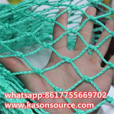 China PE Knotted Fishing Net 380D Green for African Kenya Mombasa Market for sale