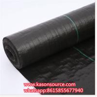 China PP Woven Weed Barrier Fabric Ground Cover 90gsm 1m Wide UV Treated for Agriculture for sale
