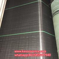 China PP Woven Weed Barrier Fabric Ground Cover 90gsm 1m Wide UV Treated for Agriculture for sale