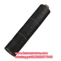 China PP Woven Weed Barrier Mat 90gsm UV Treated Agricultural Ground Cover Fabric 1m x 50m for sale