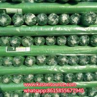 China PP Woven Weed Barrier Mat 90gsm UV Treated Agricultural Ground Cover Fabric 1m x 50m for sale