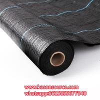 China PP Woven Weed Barrier Fabric 90gsm UV Treated Ground Cover for Horticulture for sale
