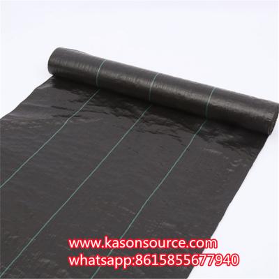 China PP Woven Weed Barrier Fabric 90gsm UV Treated Ground Cover for Horticulture for sale