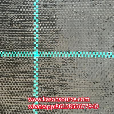 China PP Woven Weed Barrier Fabric 90gsm 1m Wide UV Treated Ground Cover Mat for Agriculture for sale