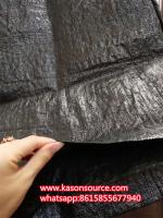 China PP Woven Anti Grass Weed Mat 90gsm 1m x 50m Ground Cover Fabric for Agriculture for sale