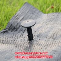 China PP Woven Anti Grass Weed Mat 90gsm 1m x 50m Ground Cover Fabric for Agriculture for sale