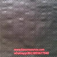 China 100gsm Black PP Woven Weed Barrier Landscape Fabric Ground Cover 1m x 50m for sale