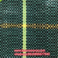 China 100gsm Black PP Woven Weed Barrier Landscape Fabric Ground Cover 1m x 50m for sale