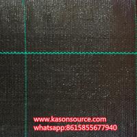 China PP PE Woven Anti Weed Mat Landscape Fabric Barrier 90gsm 1m Width for Farm Use for sale