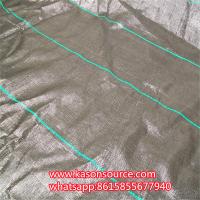 China PP PE Woven Anti Weed Mat Landscape Fabric Barrier 90gsm 1m Width for Farm Use for sale