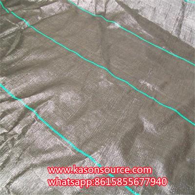 China PP PE Woven Anti Weed Mat Landscape Fabric Barrier 90gsm 1m Width for Farm Use for sale