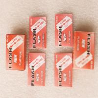 China OEM Stainless Steel Double Edge Razor Blades 0.1mm for Professional Shaving for sale