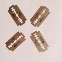 China Double Edge Salon Disposable Safety Stainless Steel Strip Shave Razor Blade 0.1mm for Men Shaving for sale