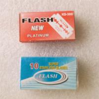 China Double Edge Salon Disposable Safety Stainless Steel Strip Shave Razor Blade 0.1mm for Men Shaving for sale