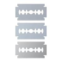 China Wholesale High Quality Stainless Steel Double Edge Razor Blade 0.1mm for Hairdressing for sale