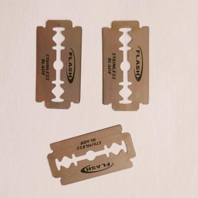 China Wholesale High Quality Stainless Steel Double Edge Razor Blade 0.1mm for Hairdressing for sale