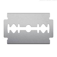 China Double Edge Safety Razor Blades Stainless Steel 0.1mm 50000pcs for Men Shaving for sale