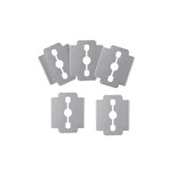 China Stainless Steel Double Edge Safety Razor Blades 0.1mm Sharp Barber Straight Razor for sale