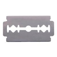China Stainless Steel Double Edge Safety Razor Blades 0.1mm Sharp Barber Straight Razor for sale