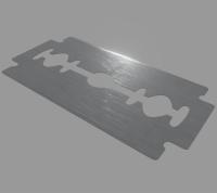 China Stainless Steel Double Edge Safety Razor Blades 0.1mm Sharp Barber Straight Razor for sale