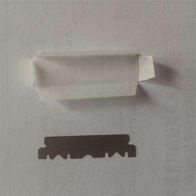 China Stainless Steel Half Razor Blade 0.1mm for Barber Eyebrow Salon Use for sale