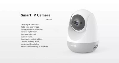 China WiFi AI Security Camera 1080P Home Surveillance with 360 Degree Panoramic Night Vision for sale