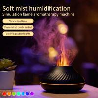 China 3-in-1 Smart Flame Diffuser: Aroma Therapy + Humidifier + Mood Light for sale