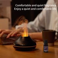 China 3-in-1 Smart Flame Diffuser: Aroma Therapy + Humidifier + Mood Light for sale