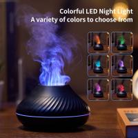 China 3-in-1 Smart Flame Diffuser: Aroma Therapy + Humidifier + Mood Light for sale