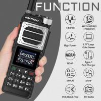 China Baofeng UV-25 Air Band Walkie Talkie Wireless Copy Frequency NOAA Type-C Charger AM Long Range UHF VHF 999CH Ham Two Way Radio for sale