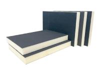 China Modern Design Hard PIR Foam Board with 2 Sides Aluminium Foil Rock Wool Material for Exterior and Warehouse Applications for sale