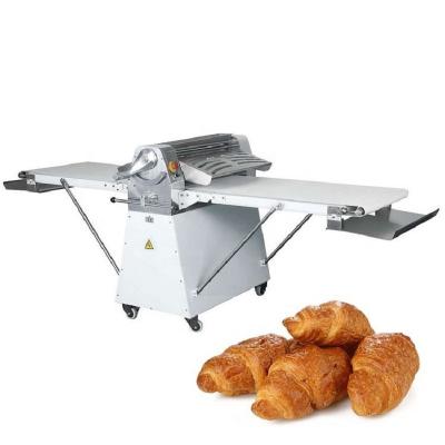 China 0.56KW Small Dough Sheeter Machine Belt Length 1250*350mm Tabletop Dough Sheeter for sale