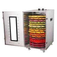 China 16 Trays Commercial Fruit Drying Machine 1.8kw Vegetable Dehydrator Machine for sale