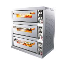 China CE 220V 110V 3 Deck Bakery Oven Commercial Electric Pizza Oven for sale