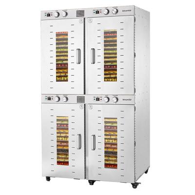 China 80 Trays 4 Independent Cabinets SS Fruits Food Dryer Machine  7400W for sale