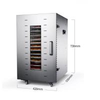 China 16 Trays Rotatable Industrial Fruit Dryer Machine 1.8kw For Lemon Drying for sale