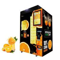 China Auto Multipayments Fresh Orange Juice Vending Machine With Display Screen for sale