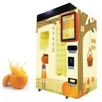 China Auto Multipayments Fresh Orange Juice Vending Machine With Display Screen for sale