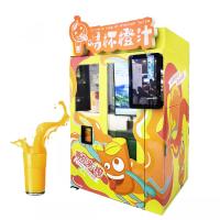 China Auto Multipayments Fresh Orange Juice Vending Machine With Display Screen for sale